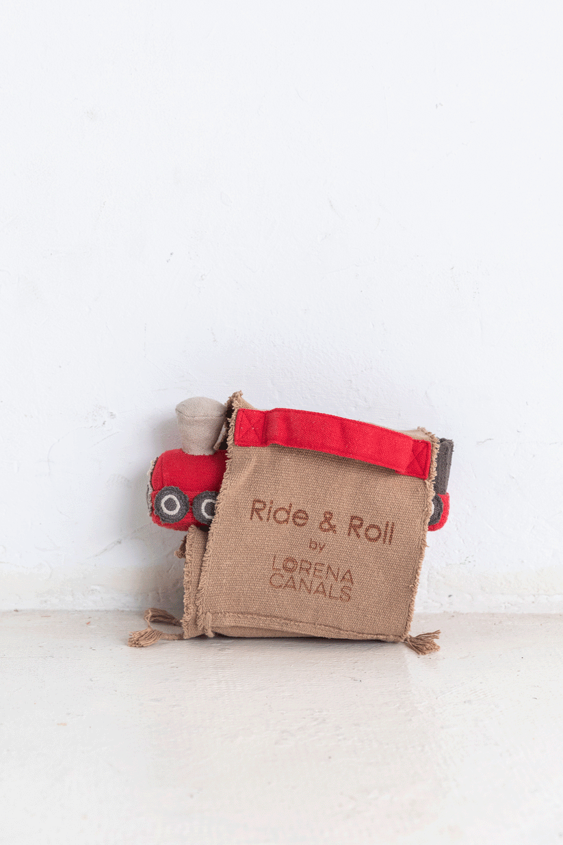 Ride & Roll Train Toy – Lorena Canals | Official Website