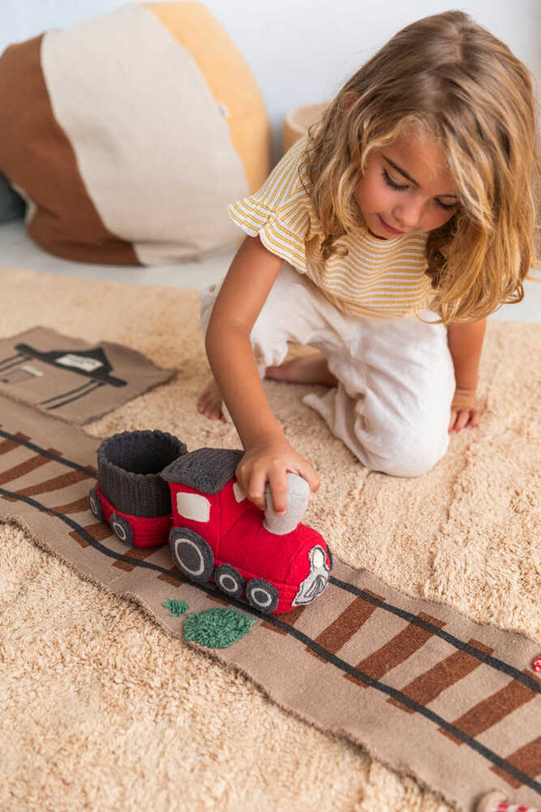 Ride & Roll Train Toy – Lorena Canals | Official Website