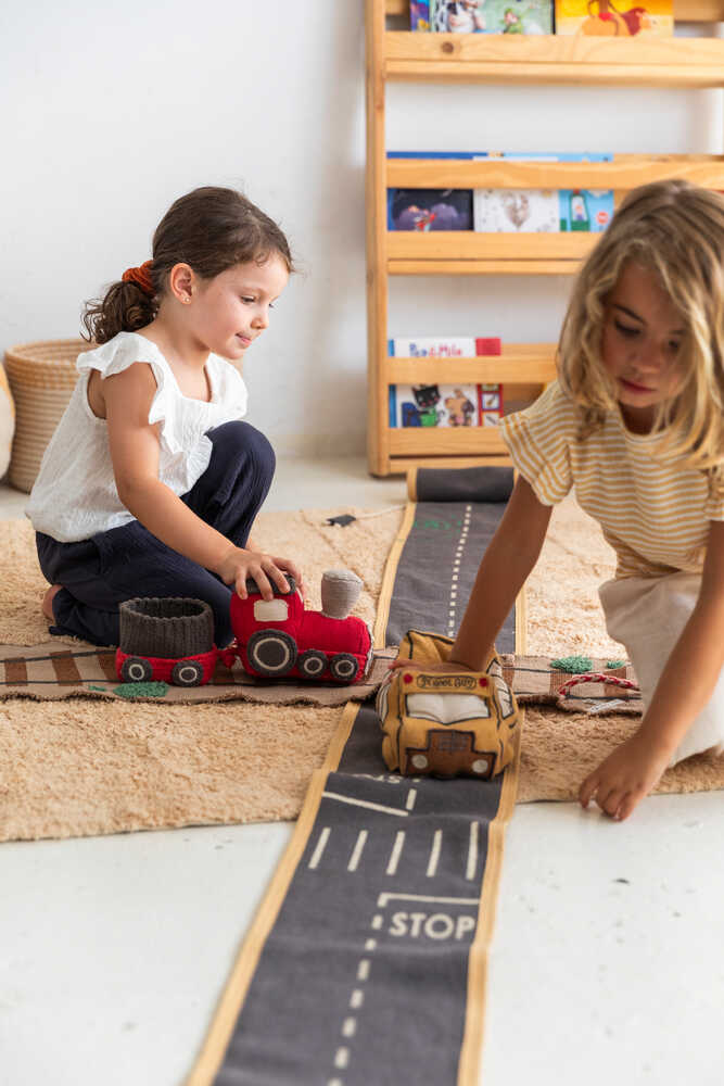 Ride & Roll Train Toy – Lorena Canals | Official Website