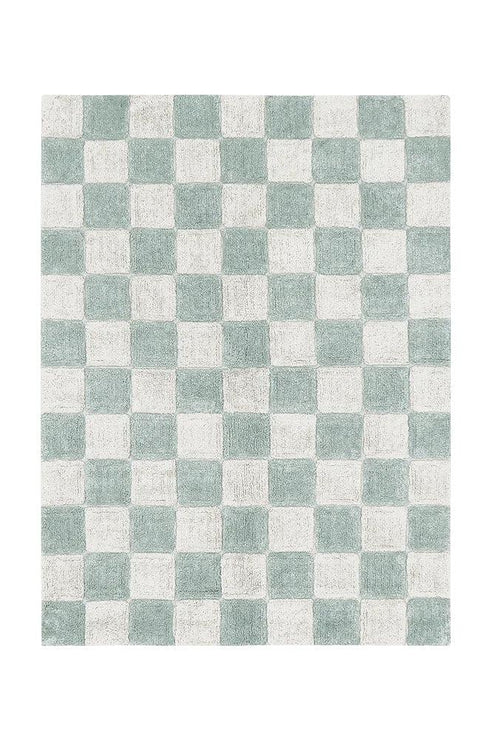 Washable Area Rug Tiles Blue Sage – Lorena Canals | Official website