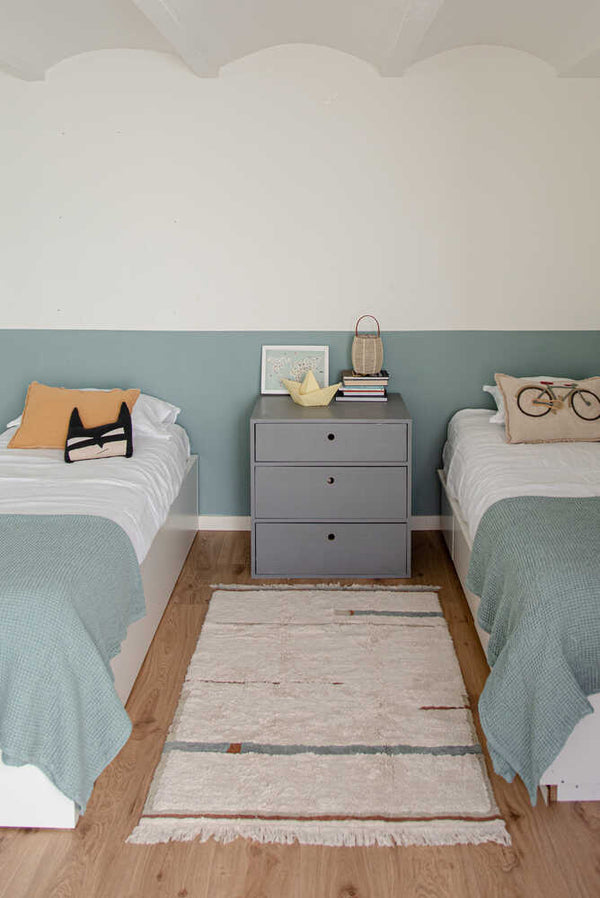 Washable Area Rug Lanes Blue – Lorena Canals | Official Website