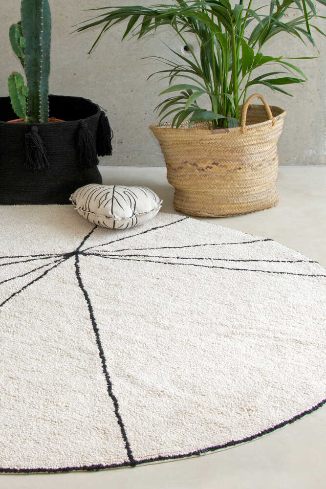 Washable Area Rug Trace Beige – Lorena Canals | Official Website