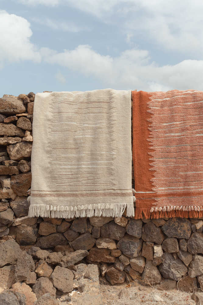 Wool Area Rug Sumak Seashell – Lorena Canals | Official website