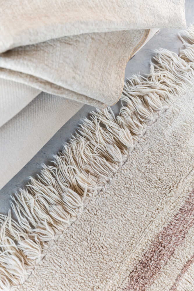 Wool Area Rug Sumak Seashell – Lorena Canals | Official website