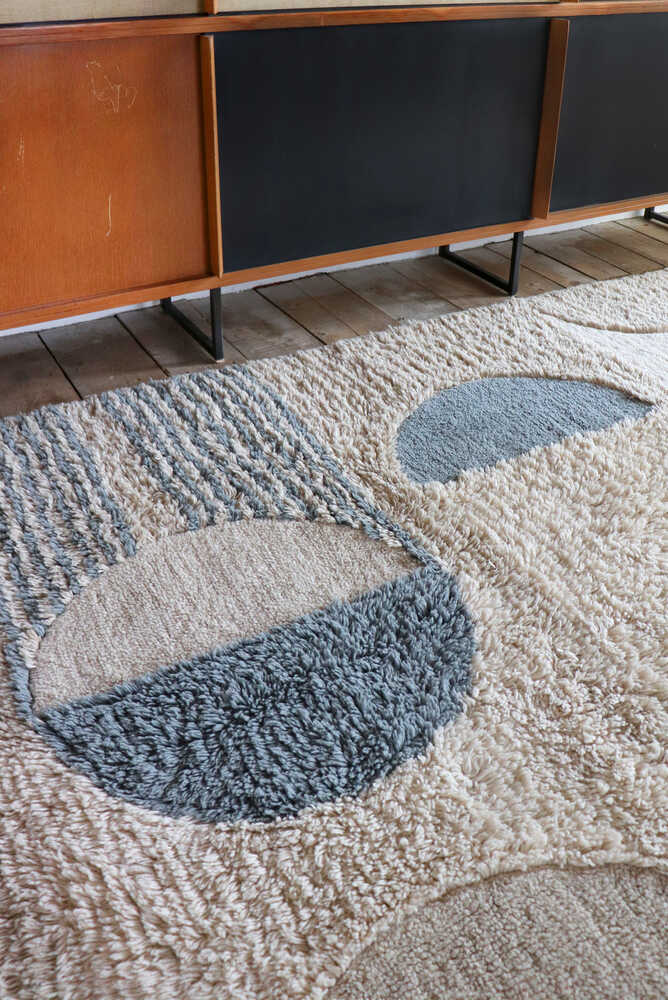 Wool Area Rug Sun Rays – Lorena Canals | Official website