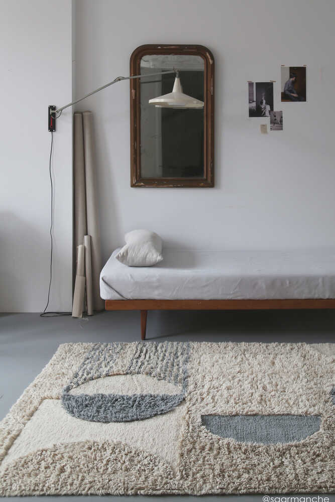 Wool Area Rug Sun Rays – Lorena Canals | Official website