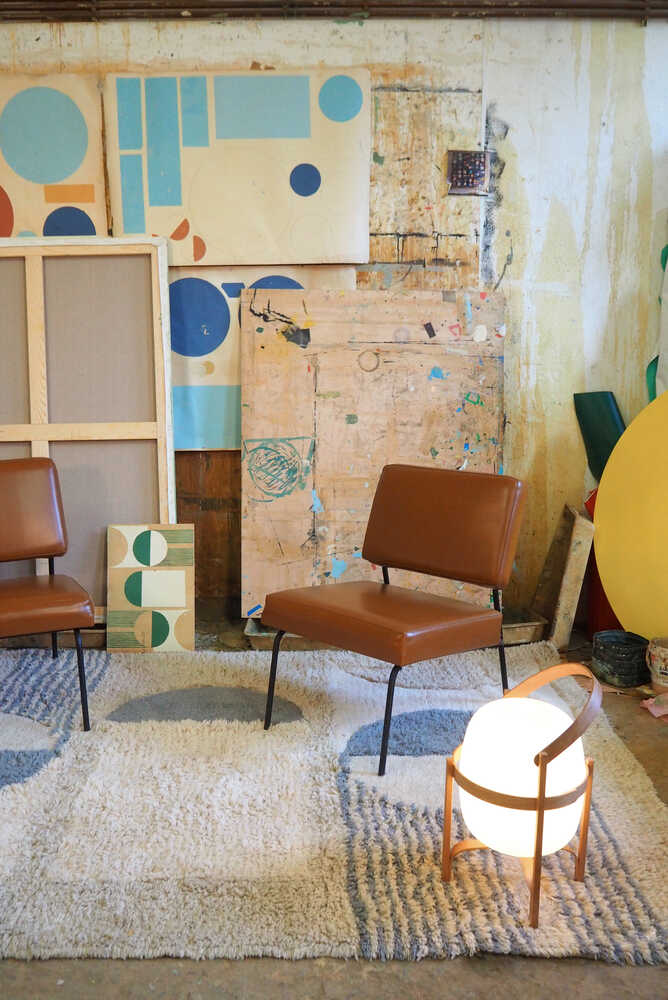 Wool Area Rug Sun Rays – Lorena Canals | Official website